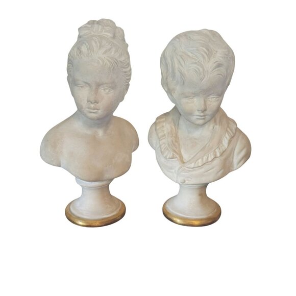Borghese | Art | Vintage Borghese Italian Plaster Chalkware Bust ...